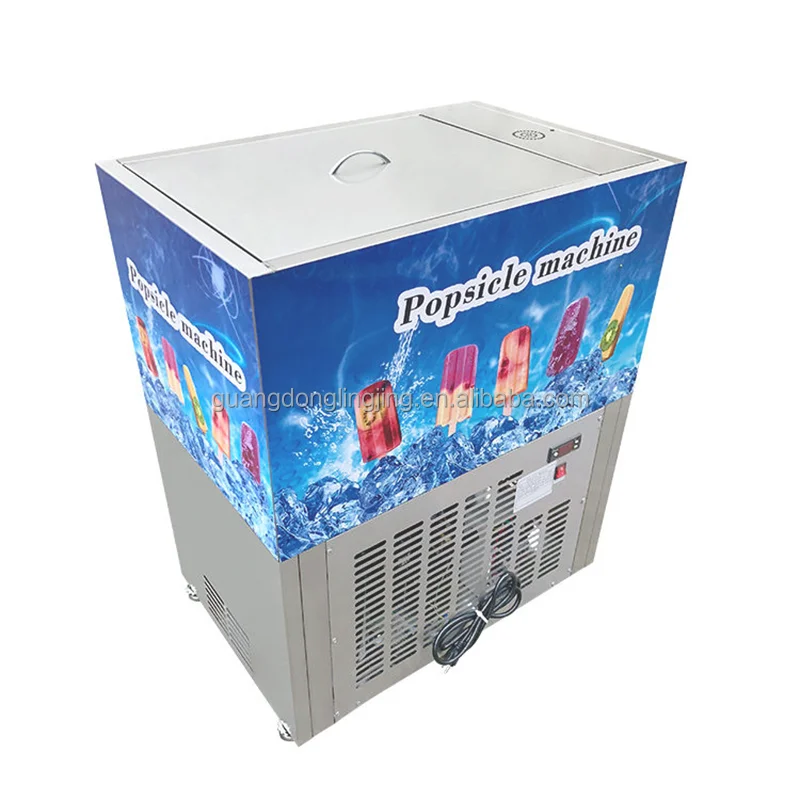 2 Moulds Commercial Hidden Motor Compact Design Ice Lolly Popsicle ...