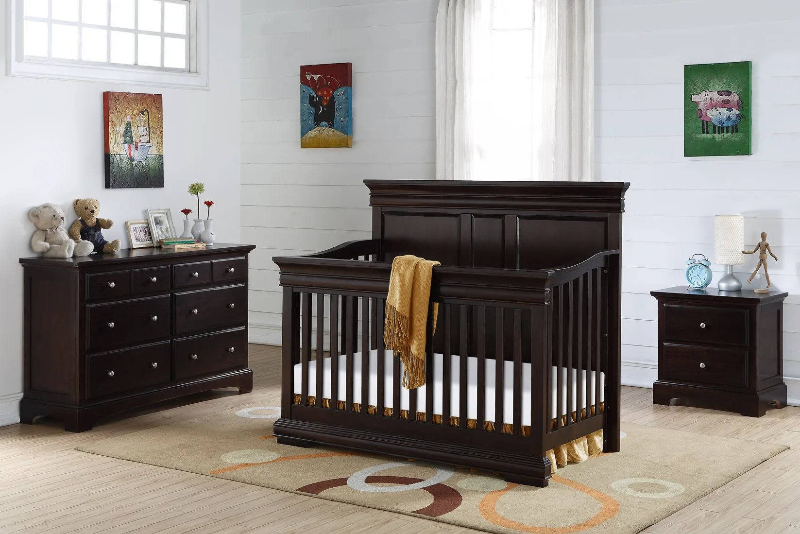 Multi-functional Cribs Hot Sale Movable Convertible Luxury Kids' Cribs ...