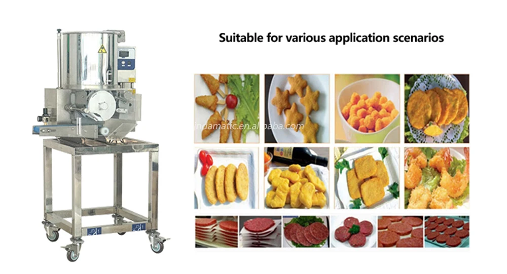 Dbp100 Automatic Oval Triangle Heart Beef Chicken Burger Meat Pie ...