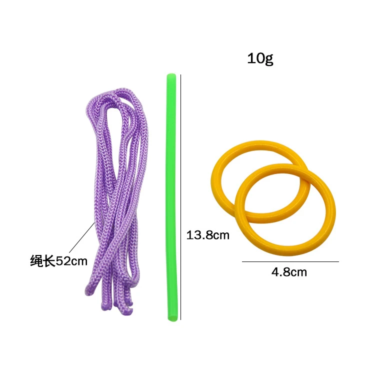 Simple Dynamic Magic Show Kid Children Trick Ring Rope Rod Easy Ring ...