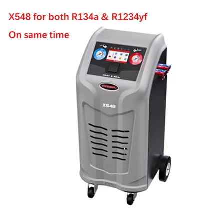 Wonderful X548 R134a & R1234yf Refrigerant Recovery and Filling Machine for Both Oil/electric ...