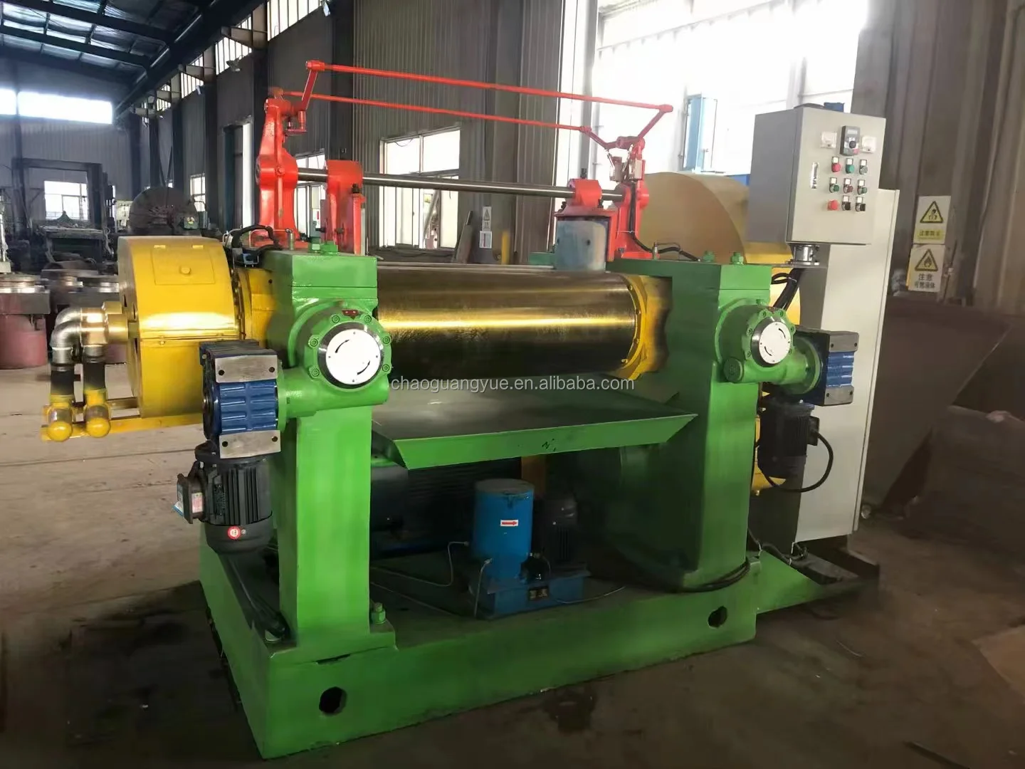 Two Roll Rubber Mix Milling Machine Lab Rubber Open Mixing Mill Machine ...