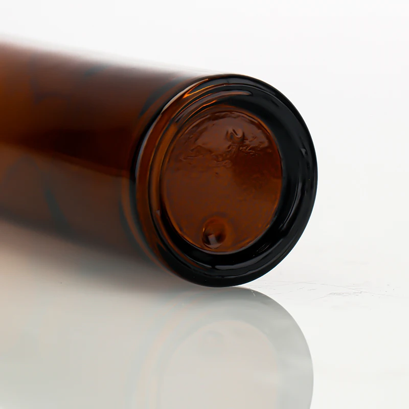 HOT Amber Glass Pump Bottles - Refillable & Customizable