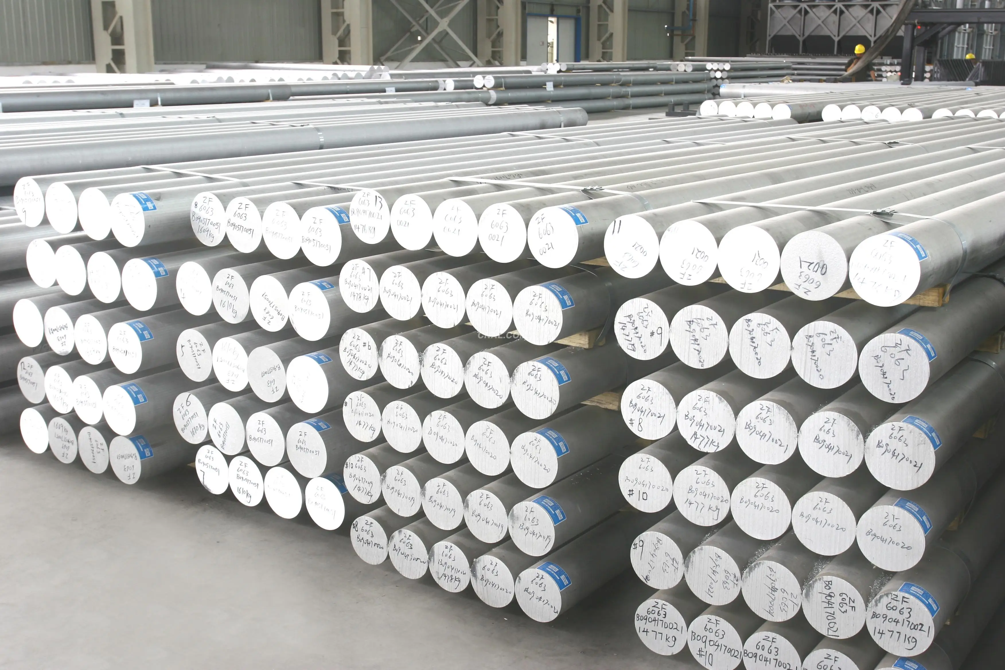 Custom Size 410mm Aluminum Alloy Billets Round Bar Rod 6060 6061 6063 ...