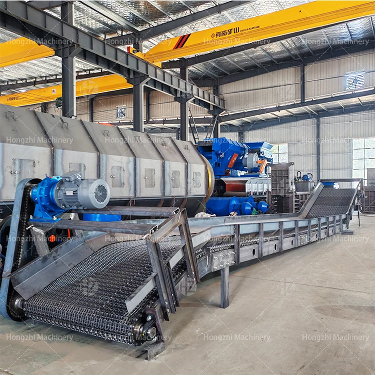 Municipal Solid Waste Chain Conveyor Mesh Belt Chain Conveyor for High ...