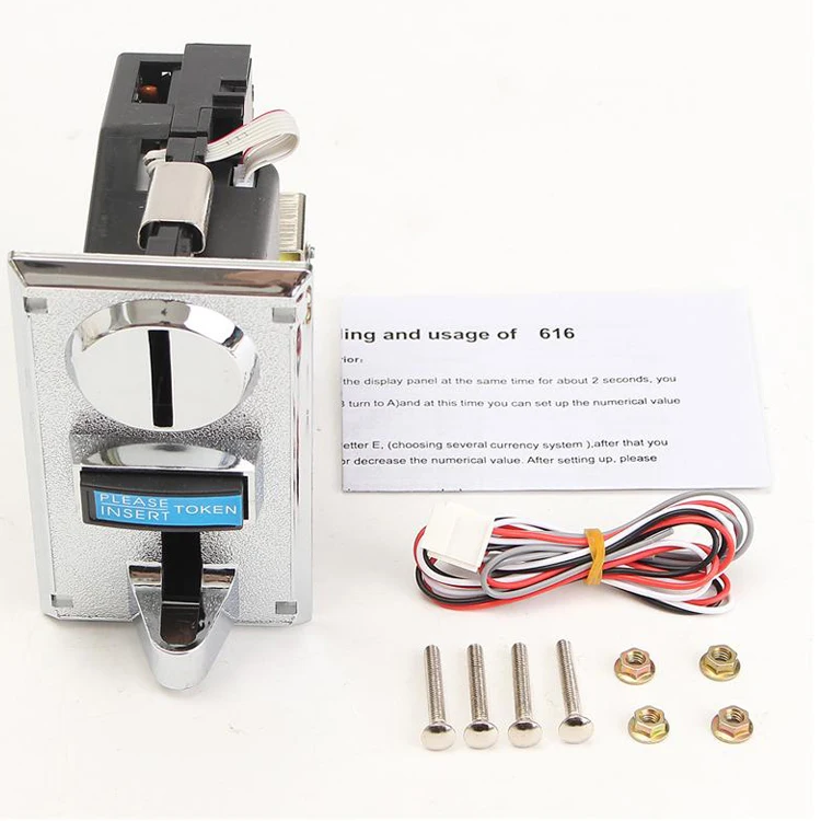Coin Operated Multi Coin Selector - Playfun Electronic Acceptor