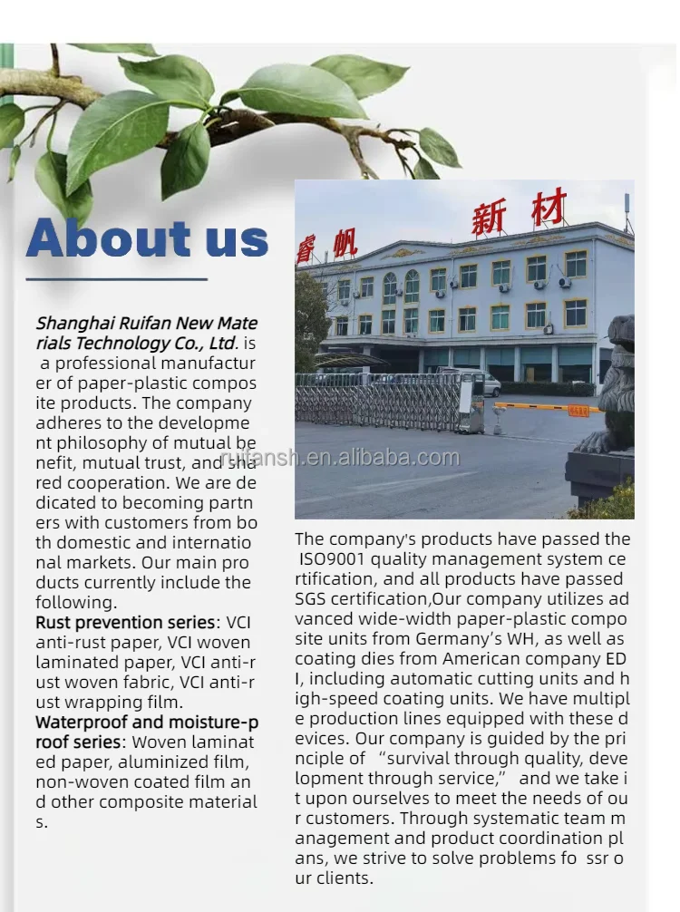 Cold Rolled Steel Wrapping Paper For Anti Rust Vci Kraft Paper ...