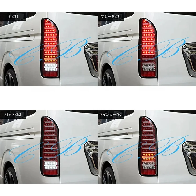 Hiace Parts Full Led Tail Light Commuter Quantum 200 Series 9 Lens ...