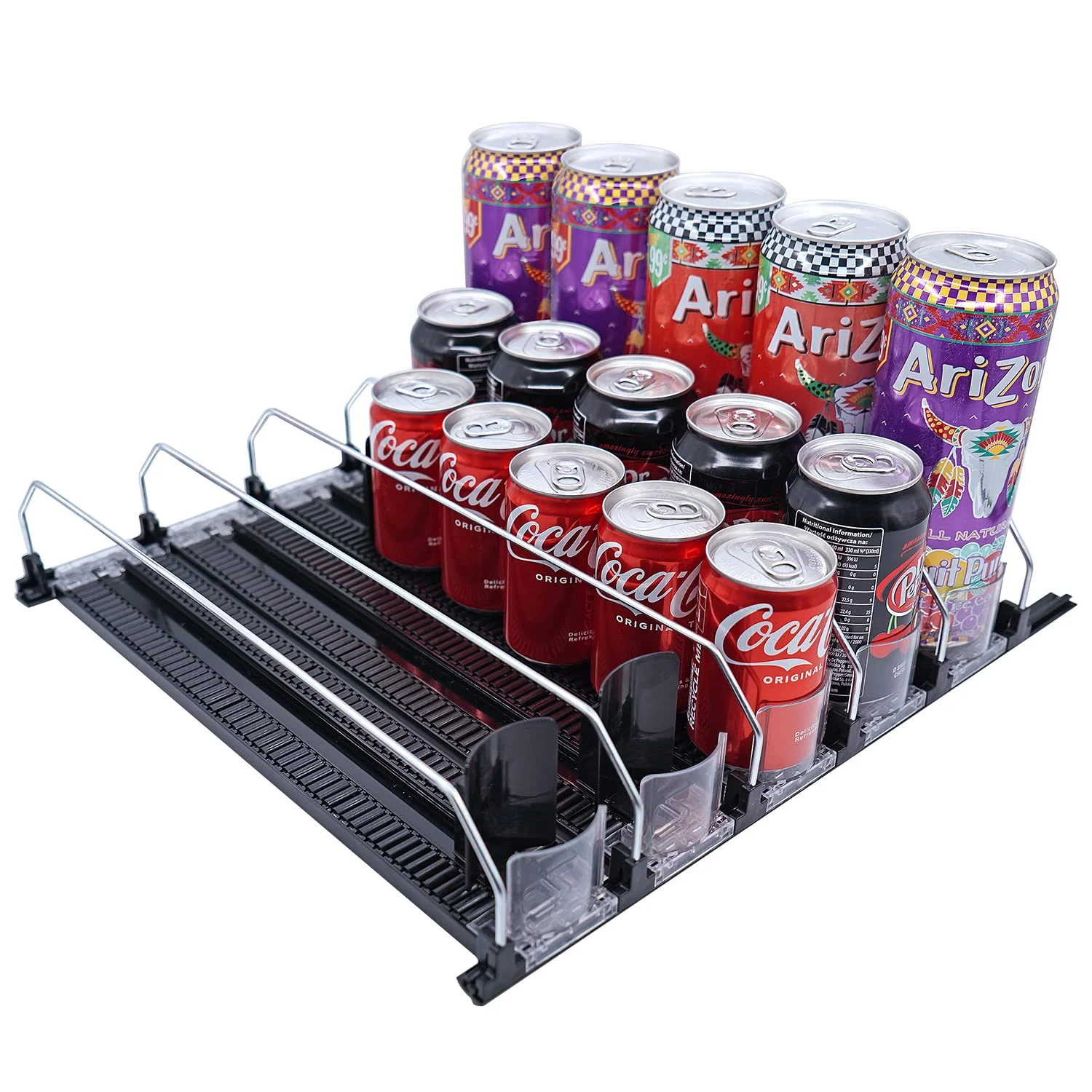 Cooler Glides and Roller Shelf System with Shelf Pusher Elevate ...