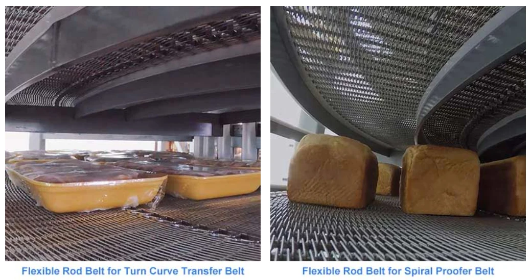 Stainless Steel Pasteurizer Spiral Plant Wire Mesh Conveyor Belt