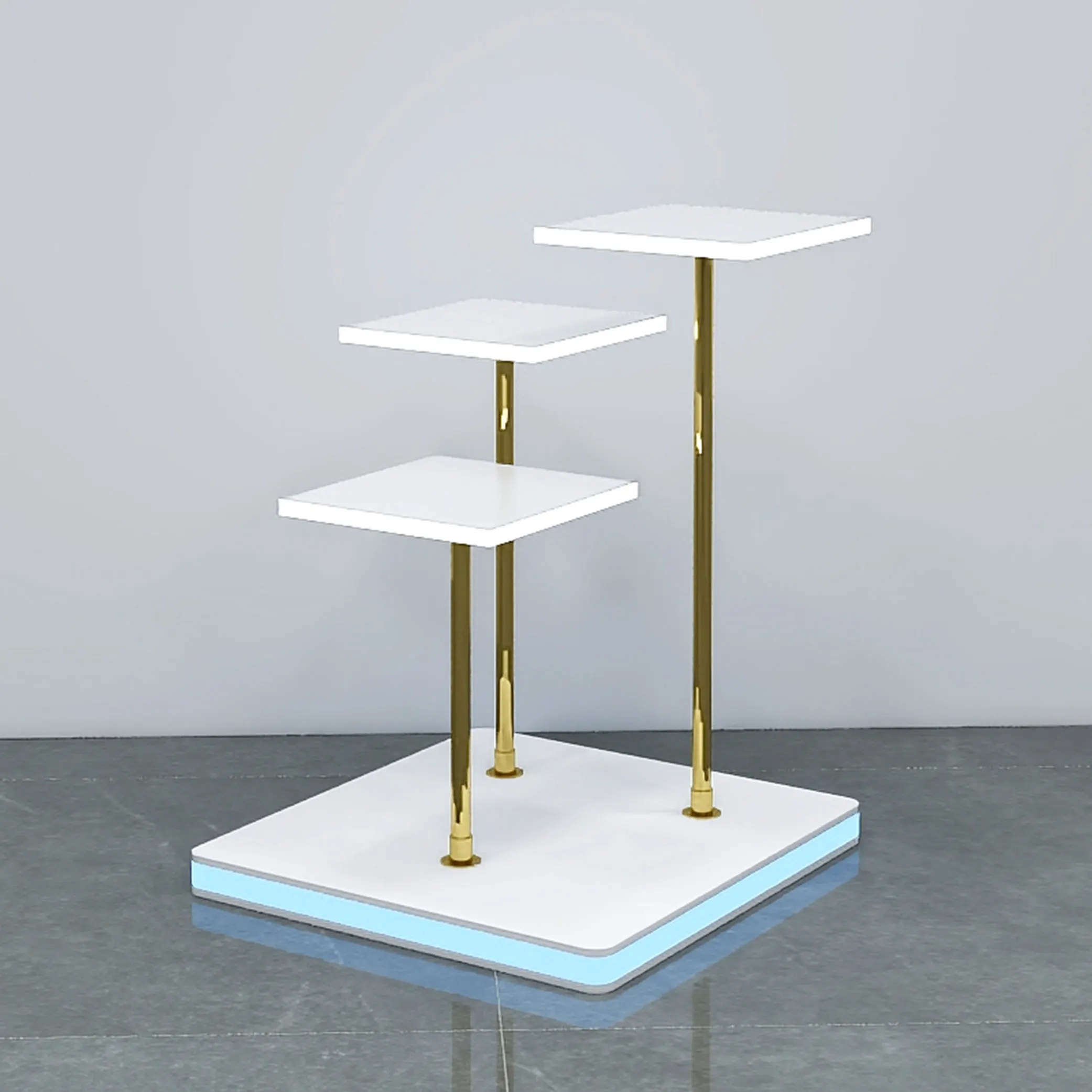 White LED Display Stand - Elevate Your Store's Appeal