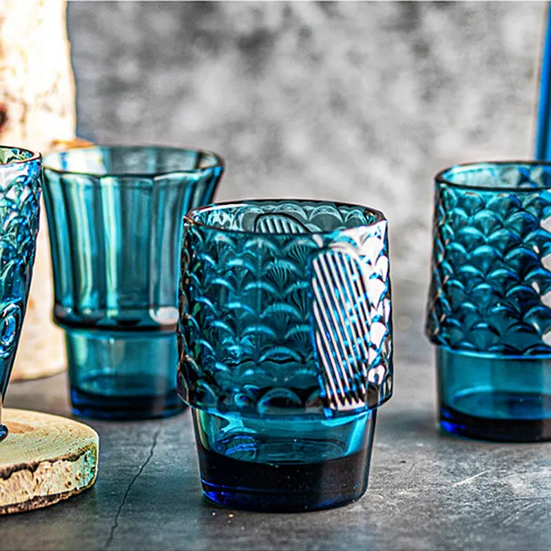 4pcs/set Creative Fish Cup Fish Shaped Glass Stackable Fish Shaped ...