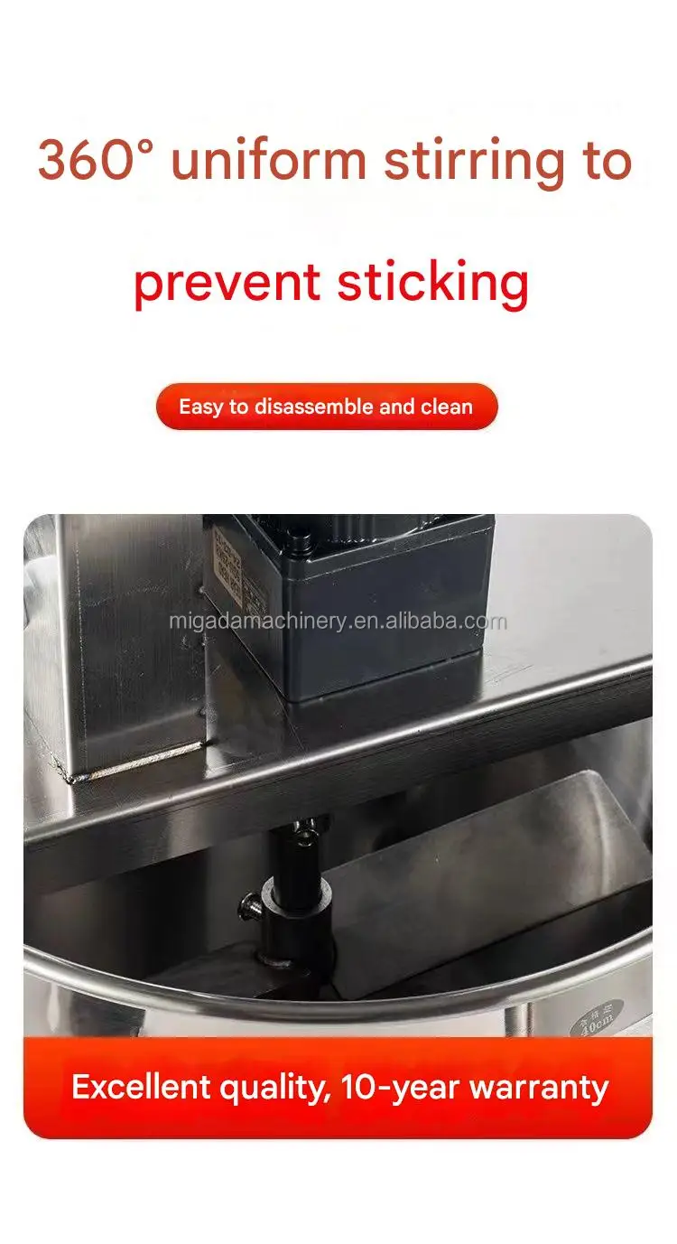 Automatic Mixing Stainless Steel Cooking Pot Stirring Paddle Sauce ...