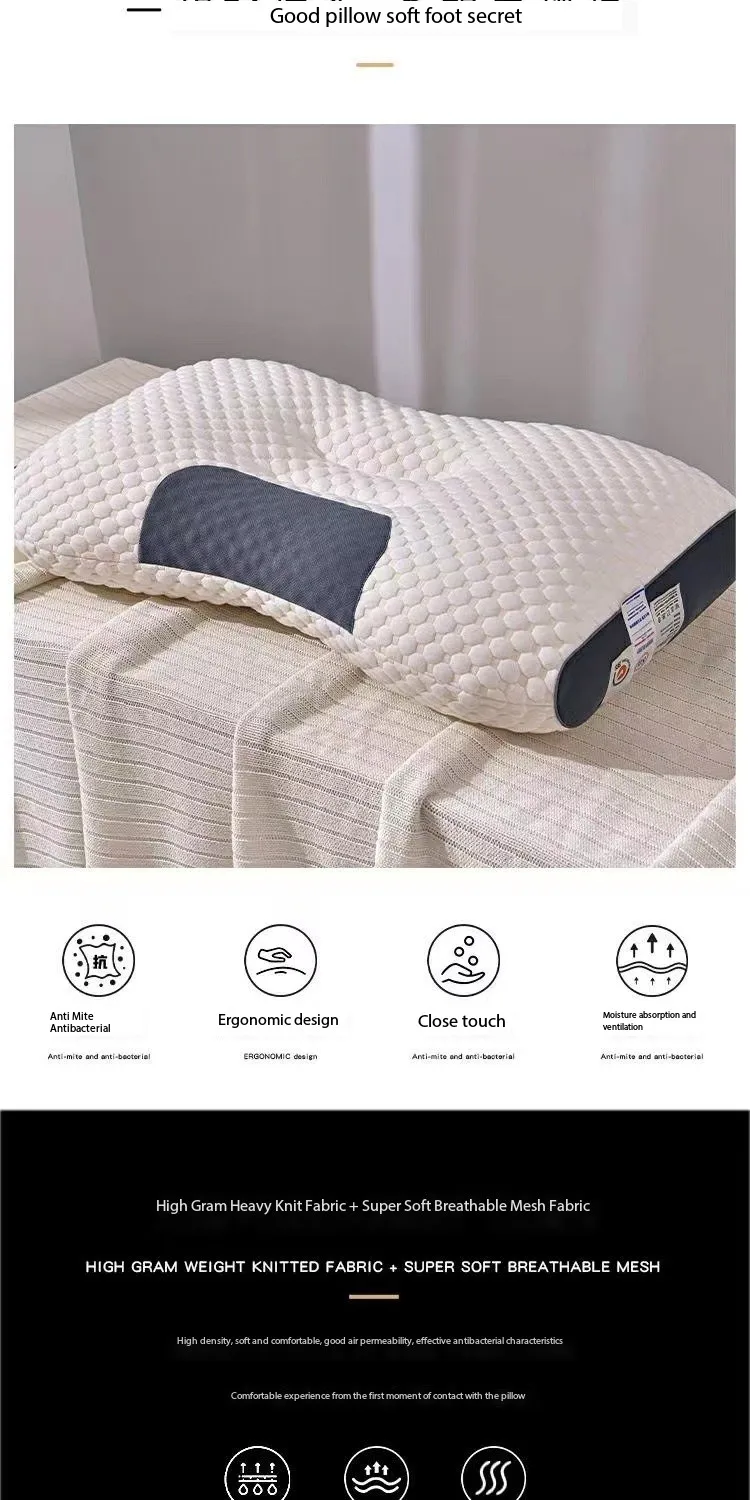 Factory Direct Selling High Stretch Machine Washable Ergonomic Bed Neck ...