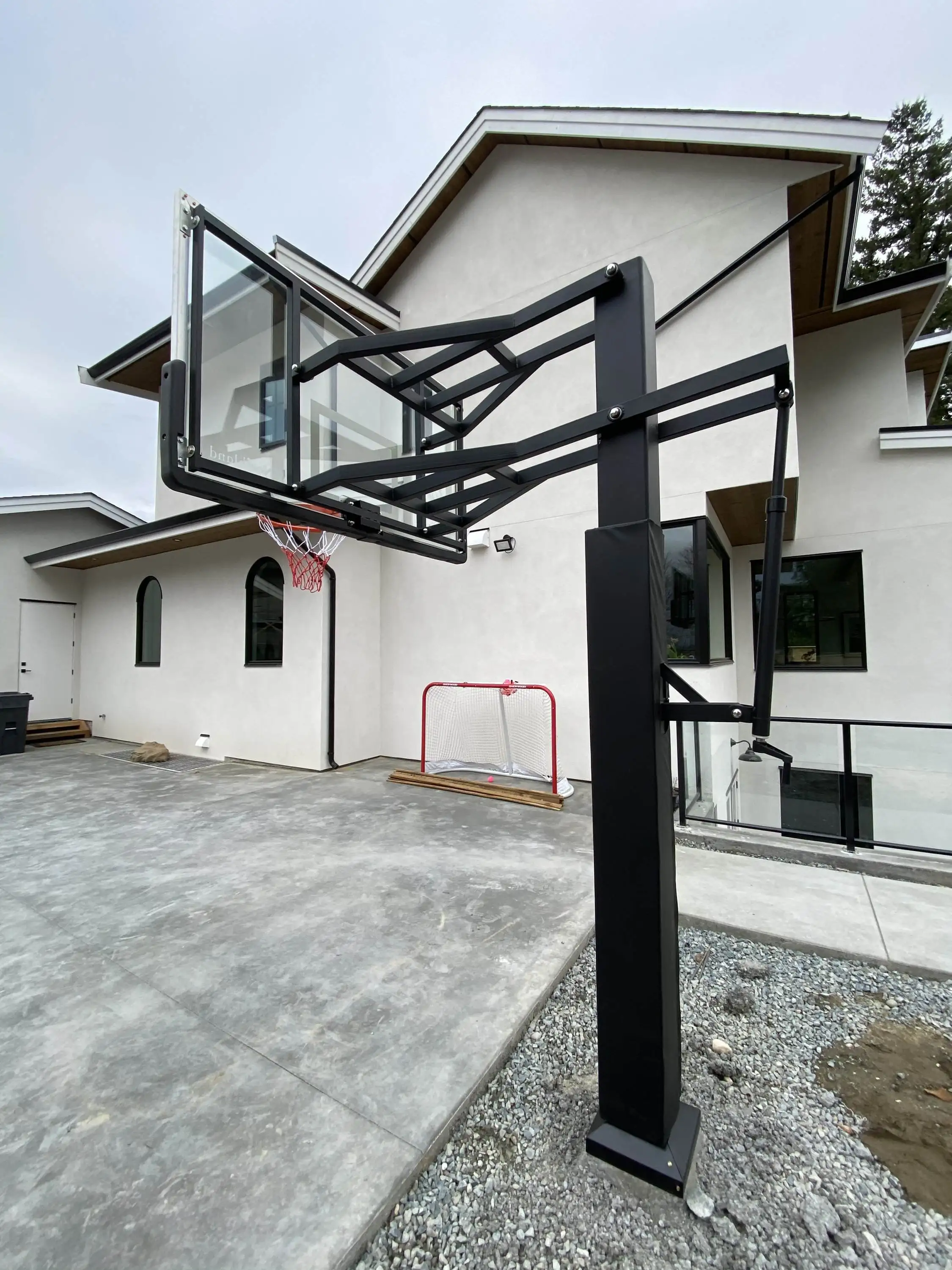 Height Adjustable Inground Basketball Hoop - High Quality