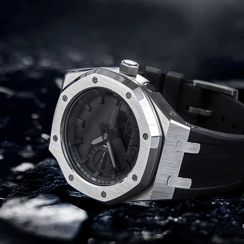 5th Generation Ap Watches Modified Gshock Ga2100 Metal Case Rubber ...