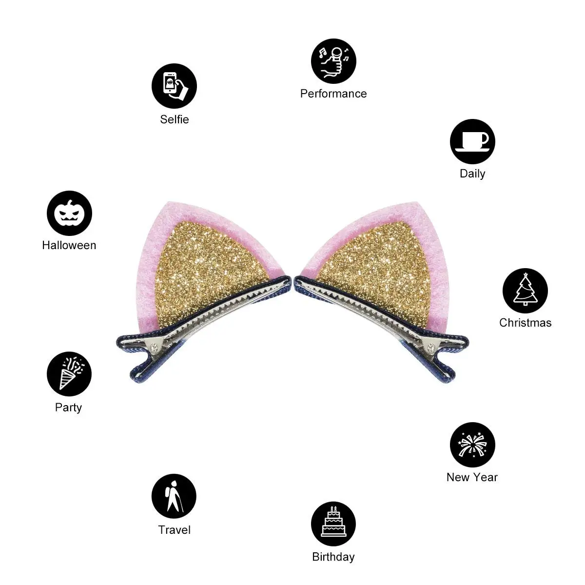 Finestyle Animal Hair Clips - Stylish & Durable Accessories