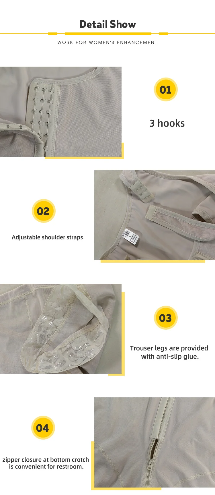 Plus Size Fajas Colombianas Shapewear Bodysuit Custom Post Surgery ...