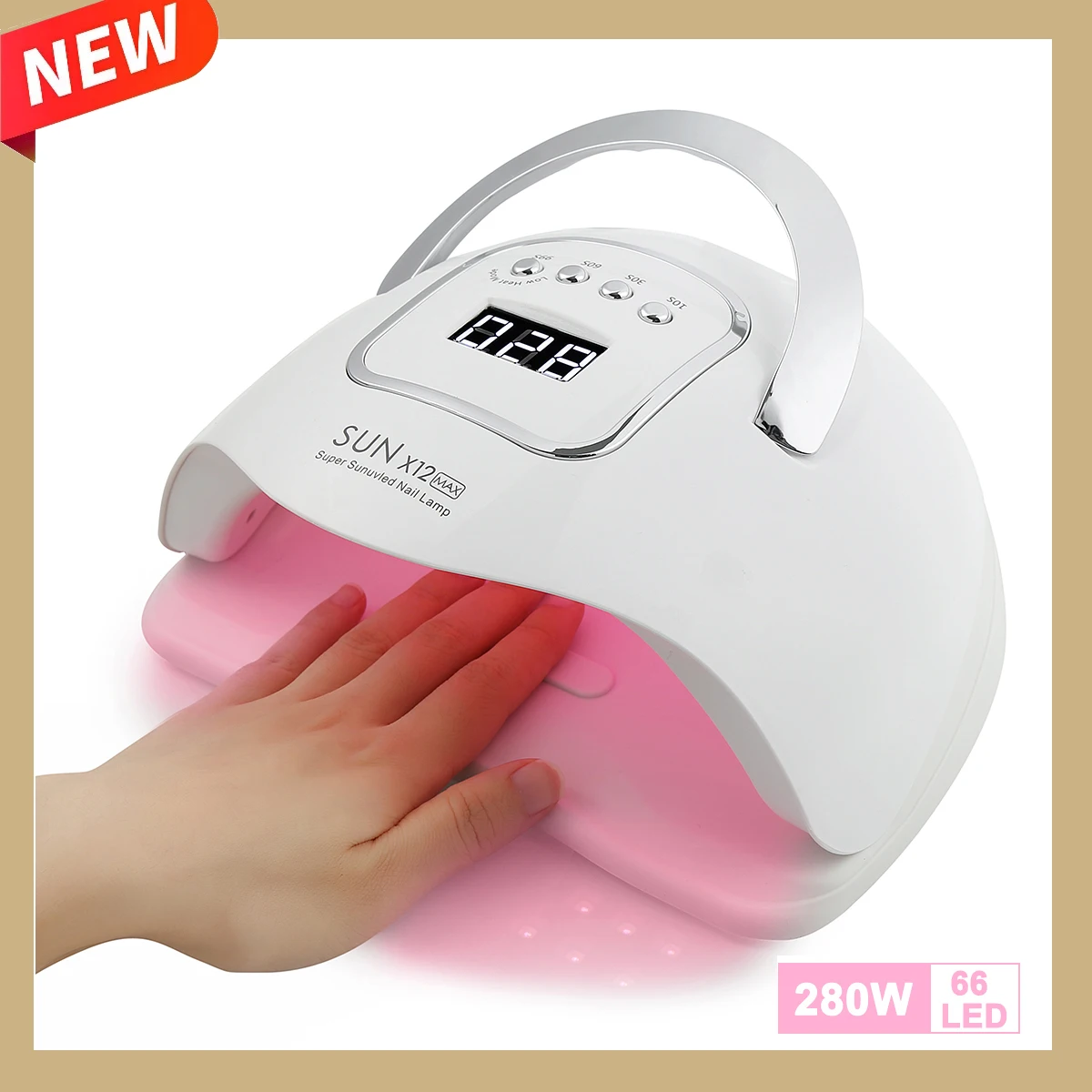 280w Nail Polished Dryer Machine Sunx12 Max Uv Led Nail Table Light ...