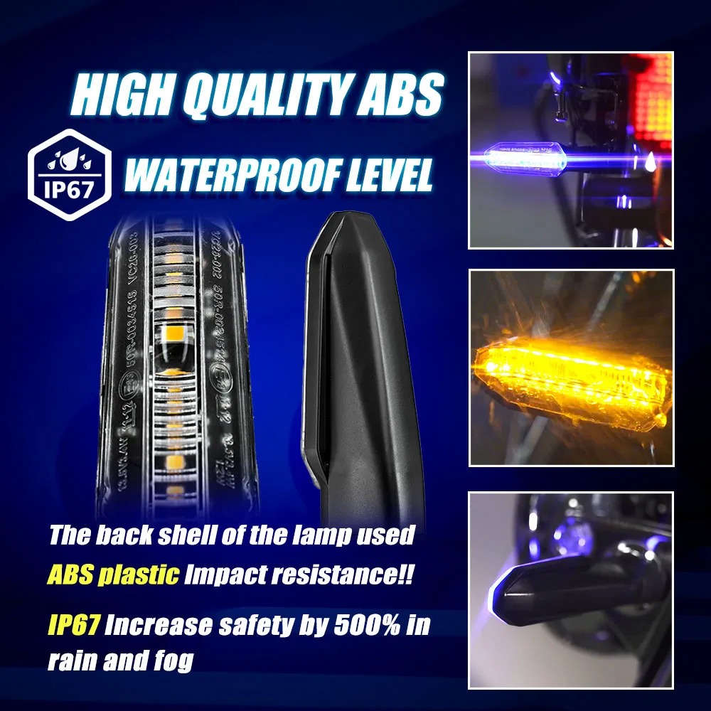 MOTOLED Motorcycle Mini LED Turn Signal Titan150 2000 CB250 Twister ...