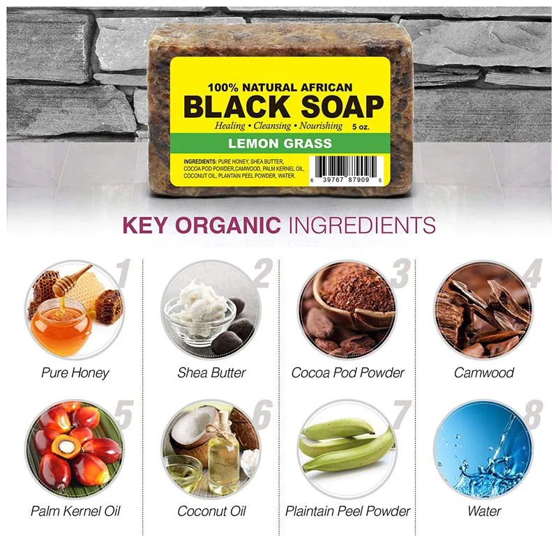 Wholesale African Black Soap - Natural & Herbal Ingredients