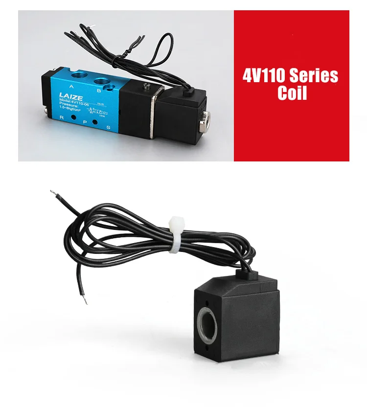 4V Solenoid Valve Coil - Durable, Moisture-Proof, and Heat-resistant