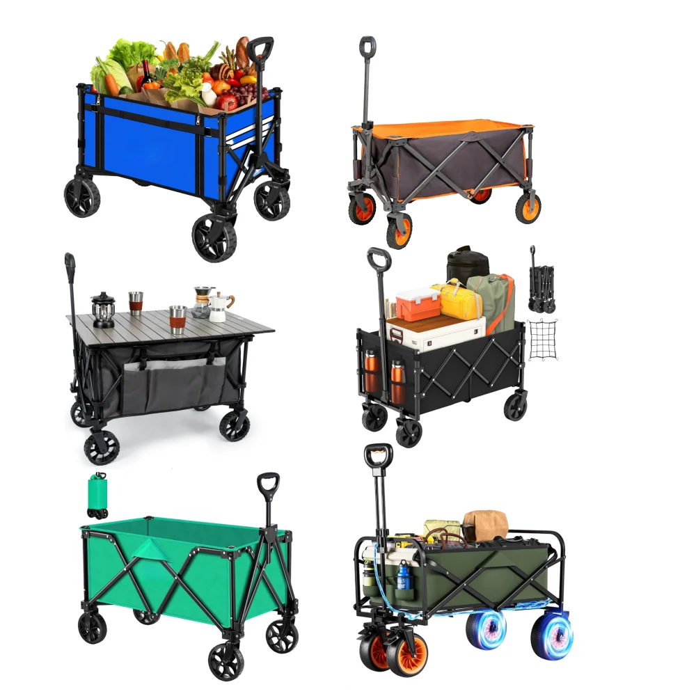Alibaba.com: Woody Kids 4-wheel wooden hand cart with steel trolley ...