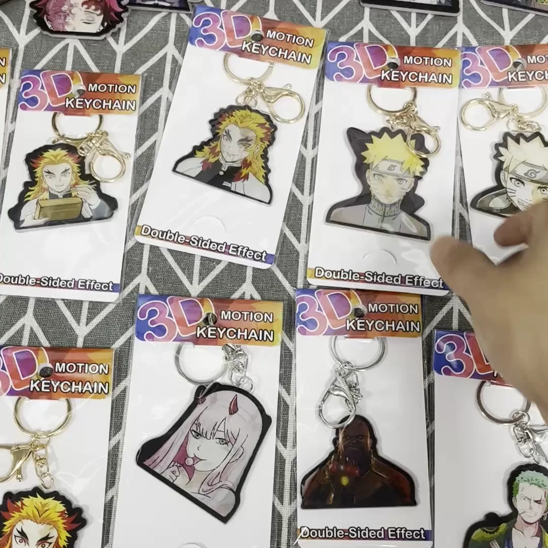 100 Designs Dbz Demon Anime Accessories 3d Motion Acrylic Keychain ...