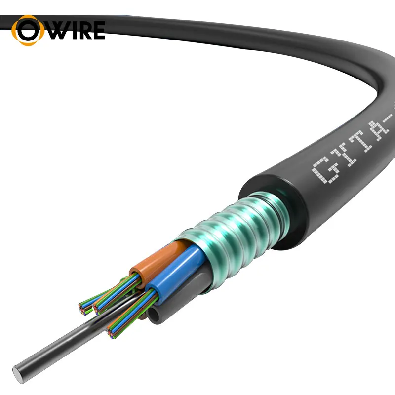 owire 48 72 96 144 288 Cores Armored Optical Fiber Cable Gyta Duct ...
