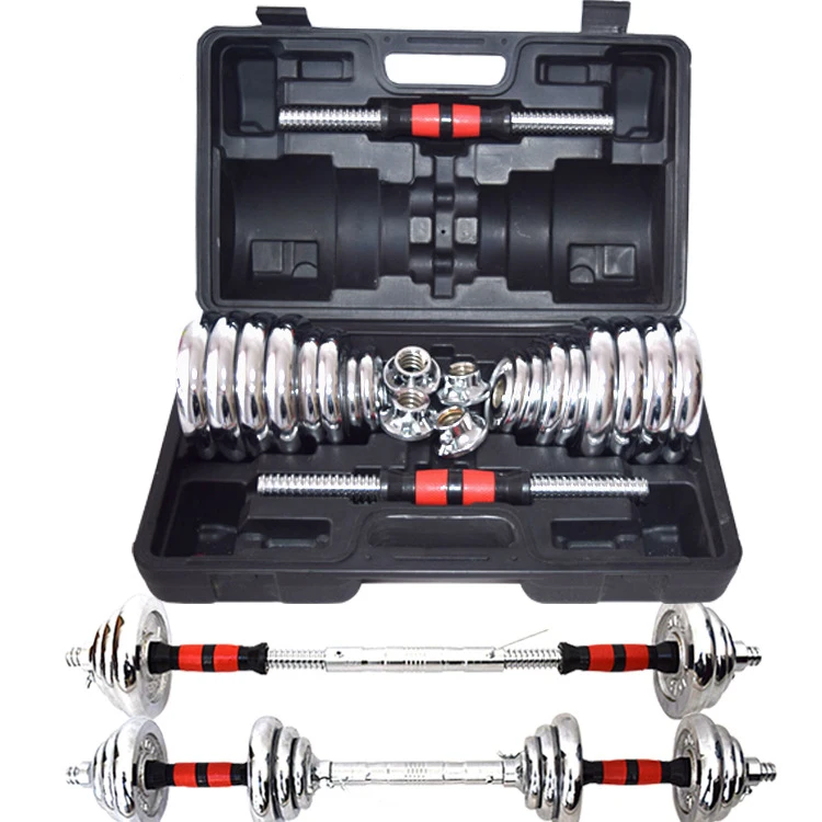 15kg 20kg 30kg Barbell Dumbbell Set Cast Iron Dumbbell Sets with Case ...