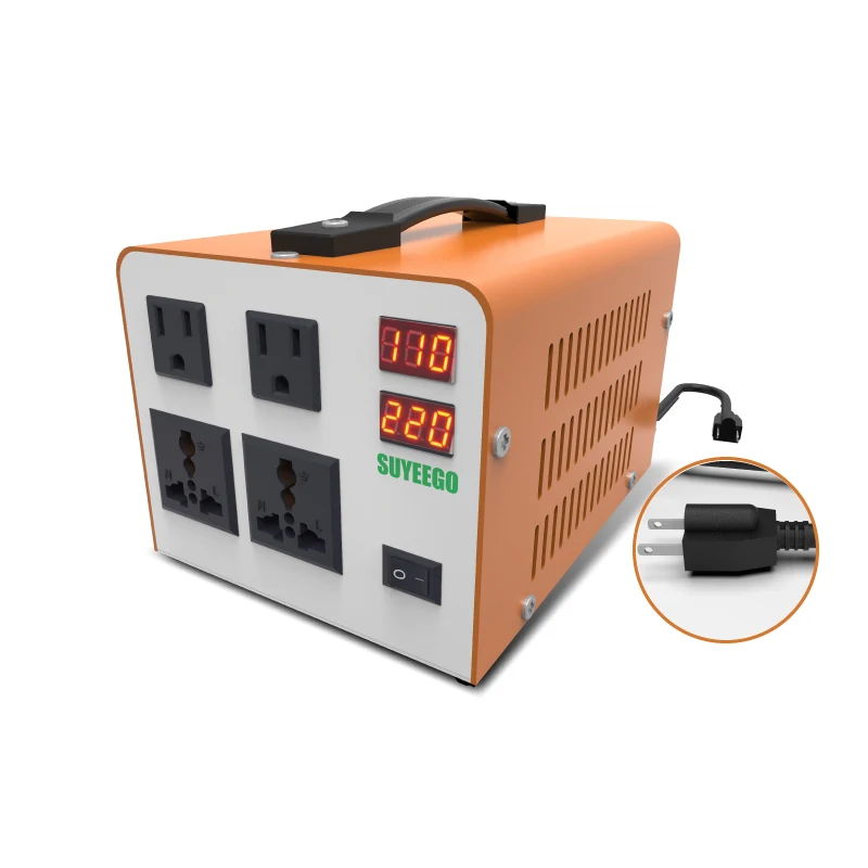 SUYEEGO Transformer AC 220v To AC 110v Voltage Converter 300w 1kw 2kw ...