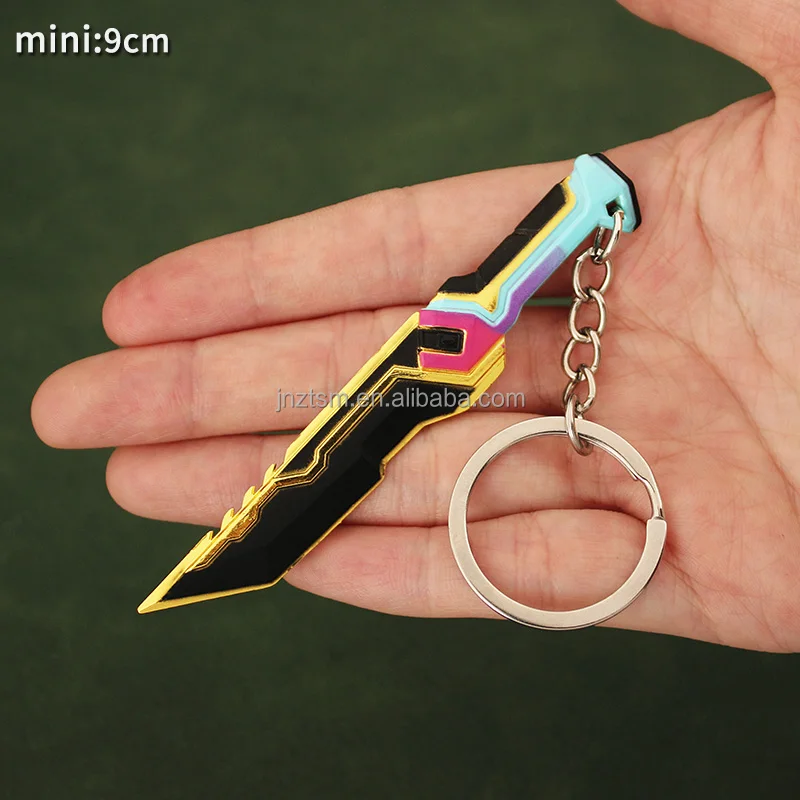 VALORANT Mini Katana Toy Sword - Zinc Alloy Keychain
