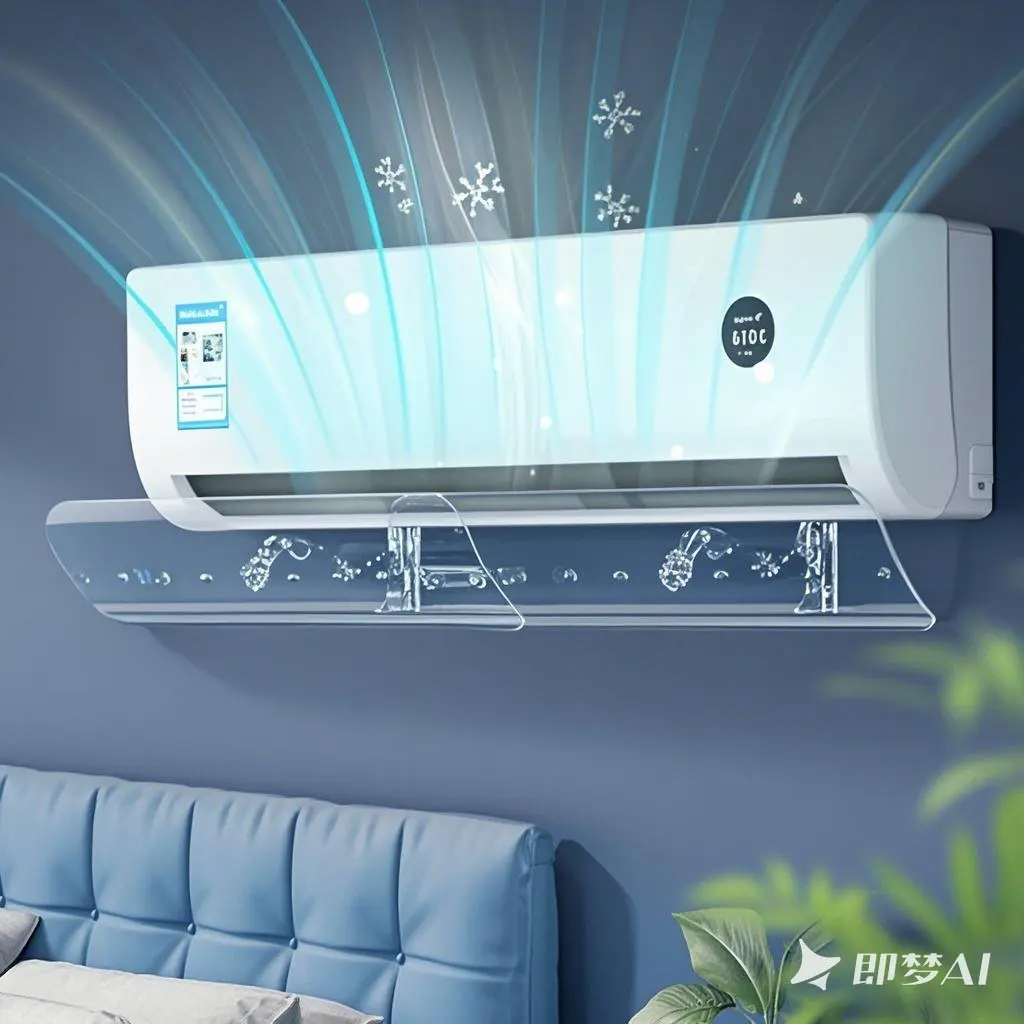 Wall-mounted Telescopic Air Conditioner Deflector Baffle With Free ...