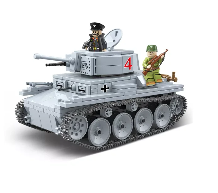 Military Building Blocks Model Set Wwii Tank German Lt-38 Military ...