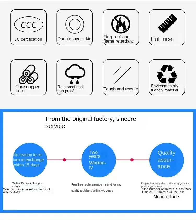 Zc-rvs 2 Core Pure Copper Pvc Insulation Twisted-pair Wire 0.75 1 1.5 2.5 Mm Red Blue Yellow ...