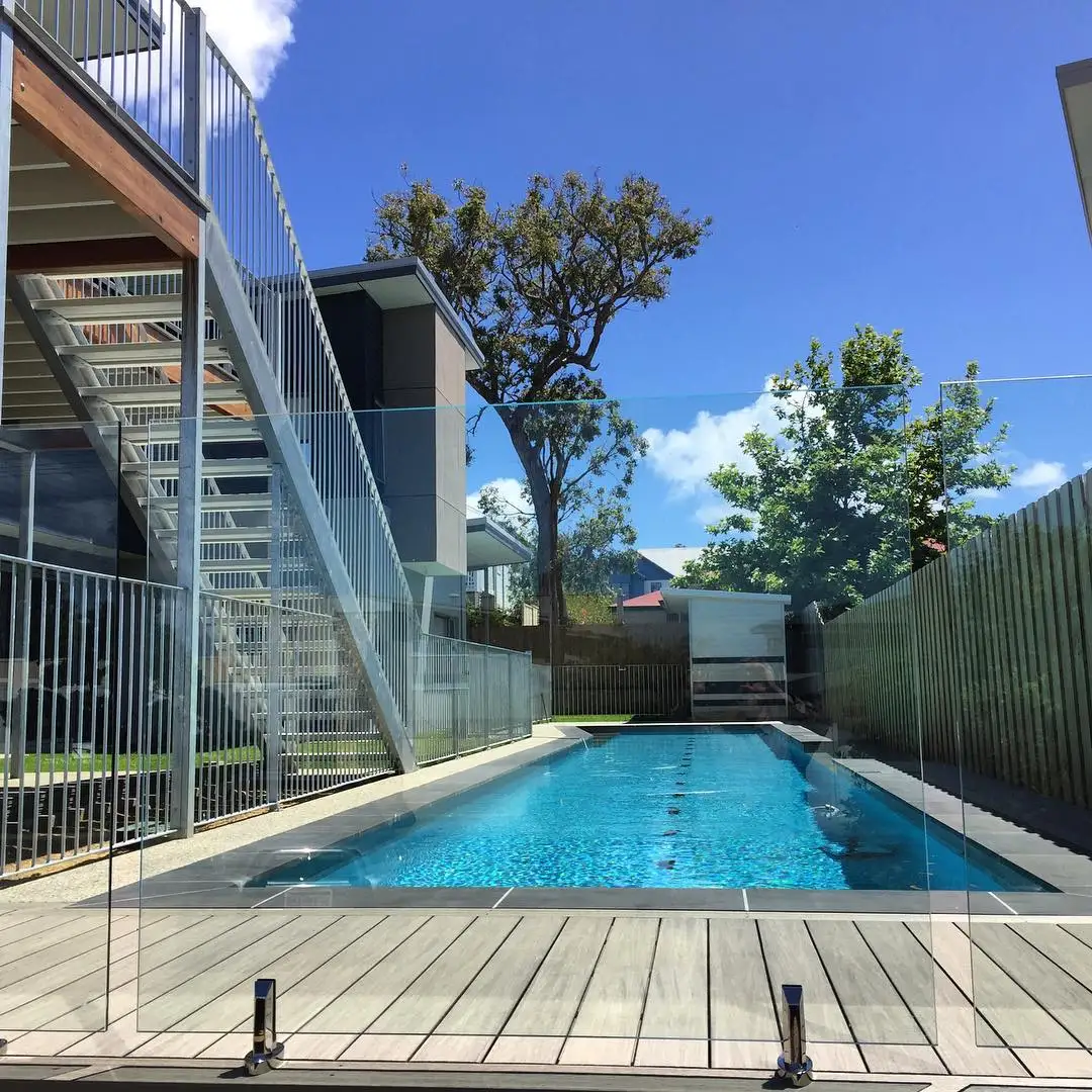 Glass Railing At Balcony Glass Railing Around Pool Frameless Glass ...