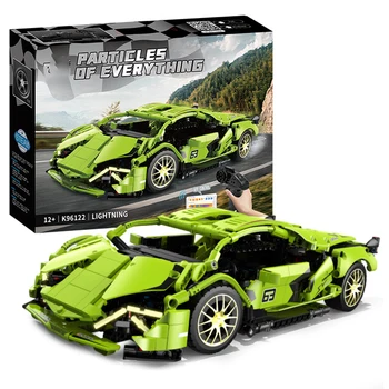 Racing Car Models Kit Building Block Sets Toy 2.4g Plastic Building ...