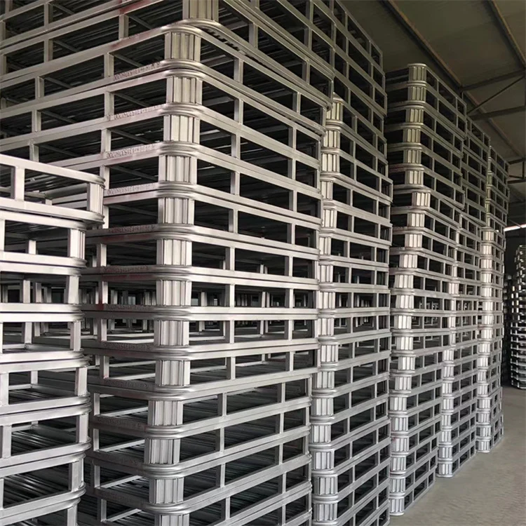 Metal Steel Pallet Forklift Two-way or Four-way Steel Plant Iron Pallet ...