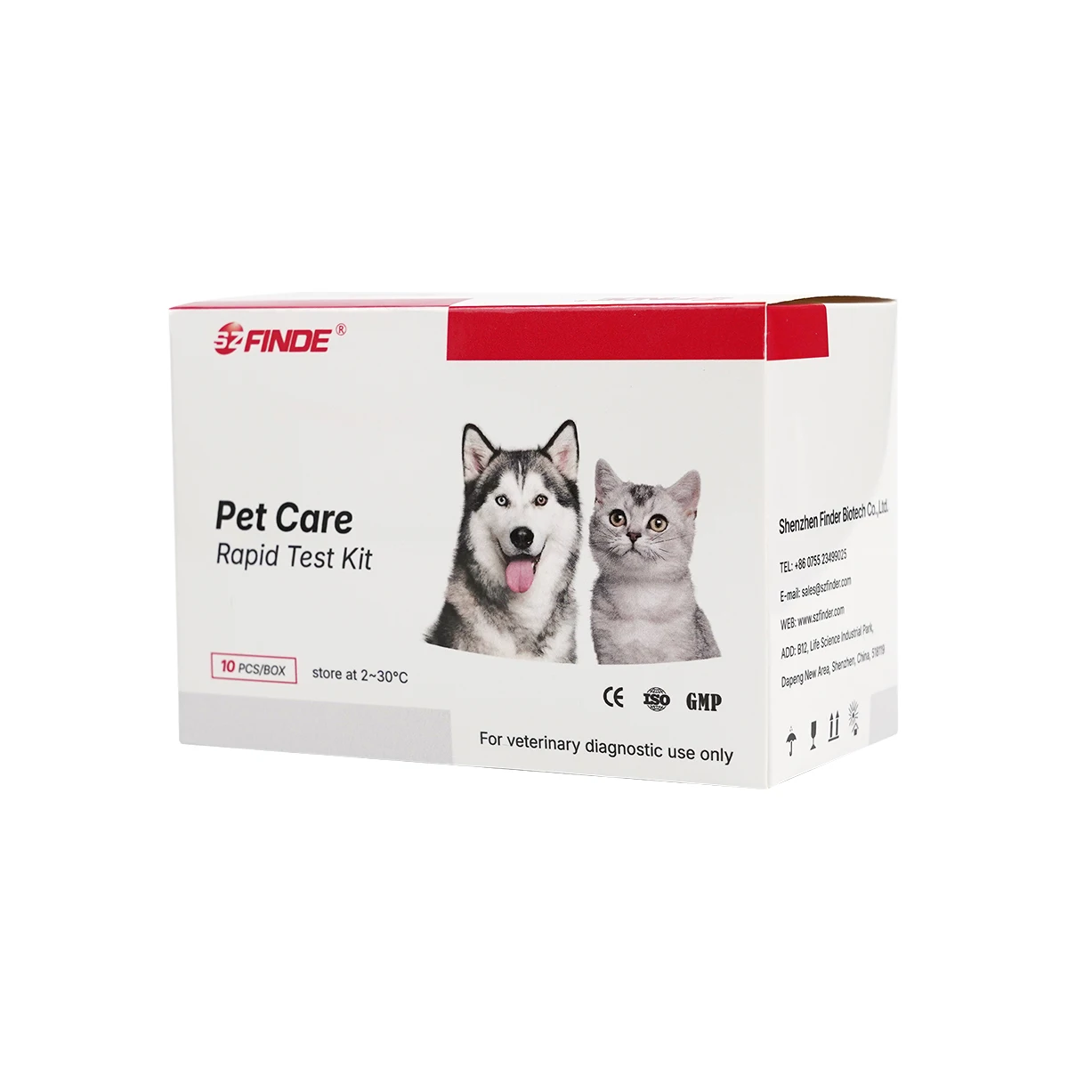 Veterinary Instrument Canine Distemper Parvo Virus Antigen Rapid Test ...