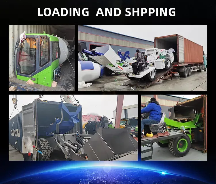 Small Type Self Feeding Wheel Truck Mounted Mixer Biggest Dimensions ...