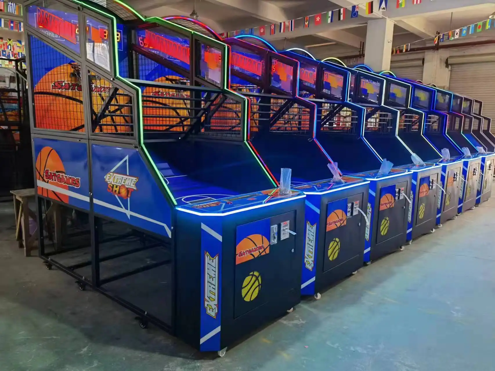 Funfair Exercise Game Arcade Style Indoor Sport Shootout Arcade ...