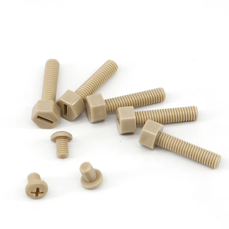 Custom Plastic Screws And Bolts Peek Plastic Screw Fasteners Screws ...