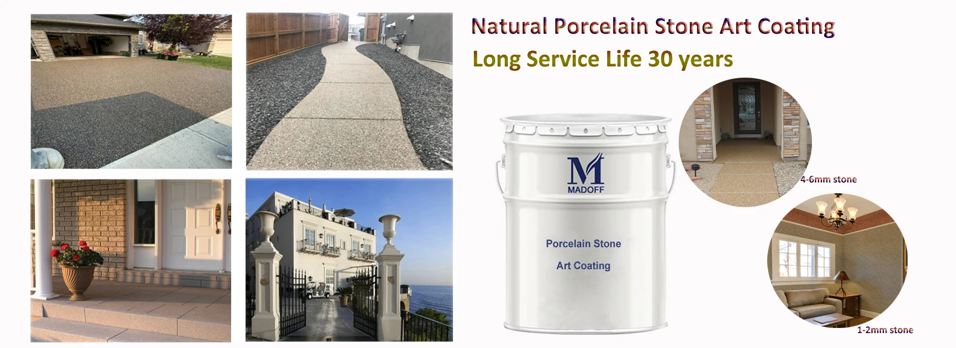 Acrylic Resin Wash Stone Coating Paint - High Quality