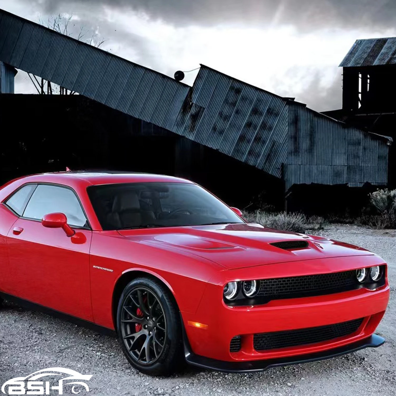 Hellcat Style Pp Abs Front Bumper Front Lip Car Bumper For Dodge ...