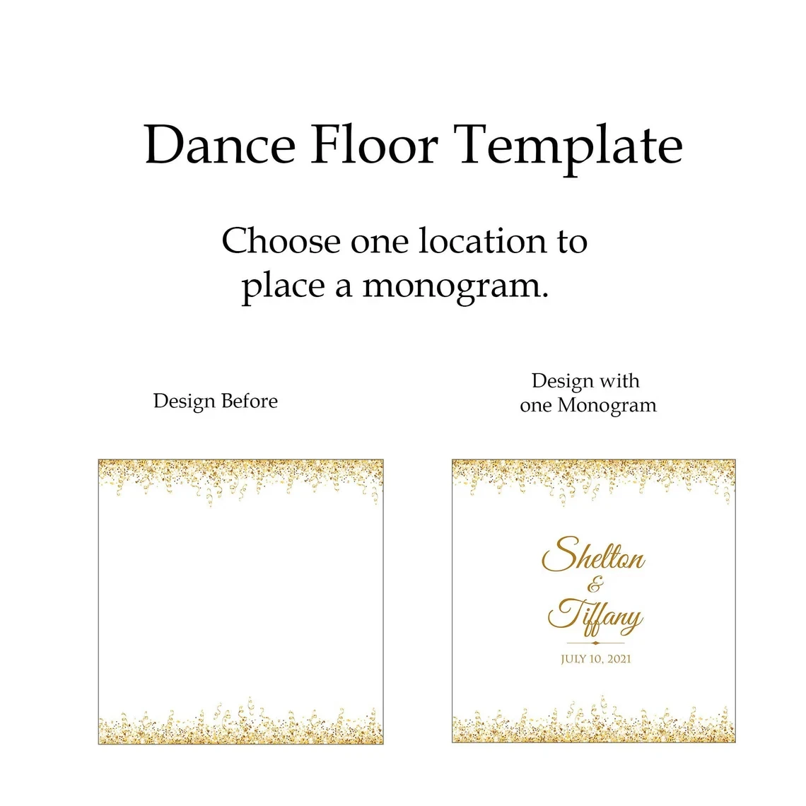 Custom Gloss Wedding Dance Floor Decals Warp Rustic Dance Floor Ideas ...