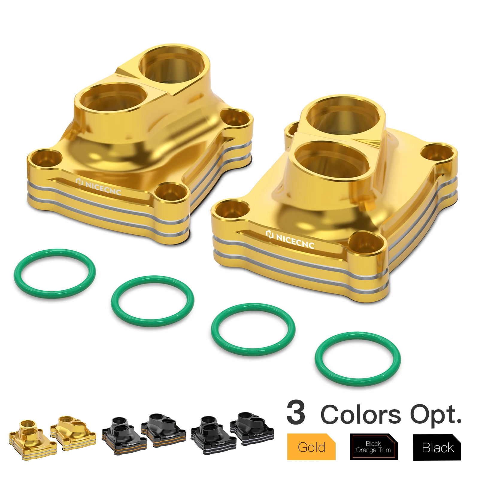 Nicecnc M8 Tappet Block Covers Set for Harley Street Glide