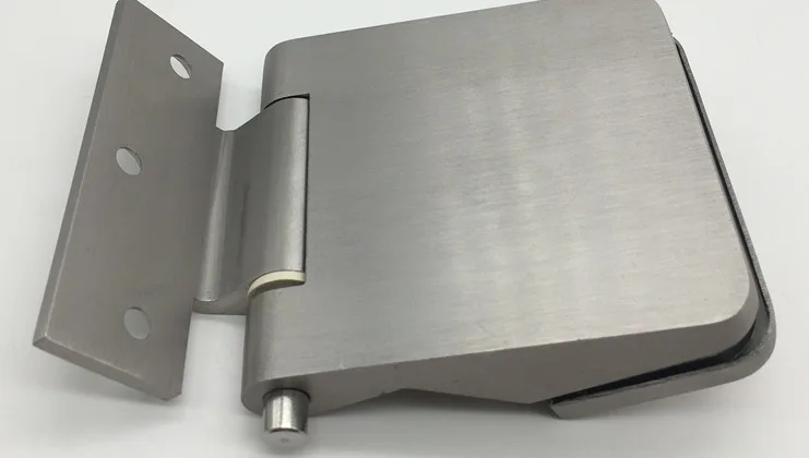 Wall Mounted Glass Door Hinge With Stick-on Cover Plate Is Suitable For ...