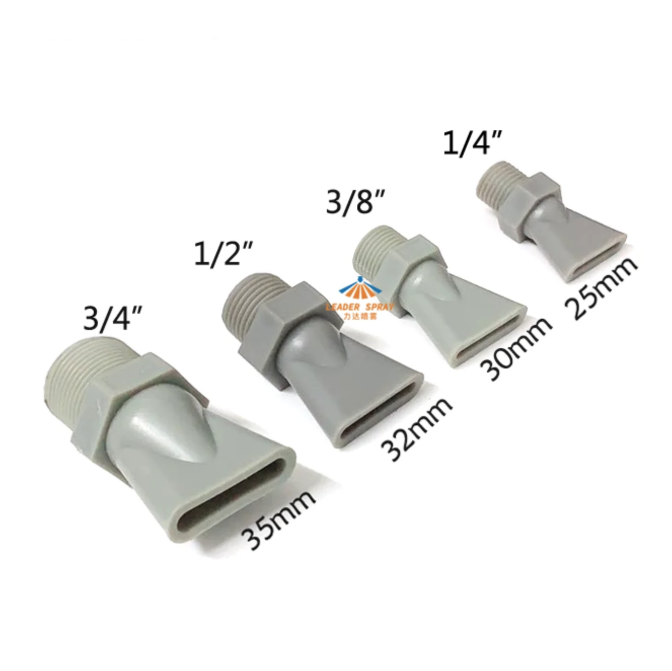 1/4、3/8、1/2、3/4 "pp塑料平板风扇空气喷水喷嘴 - Buy Pp气嘴,塑料空气喷嘴,Pp水嘴 Product on Alibaba.com