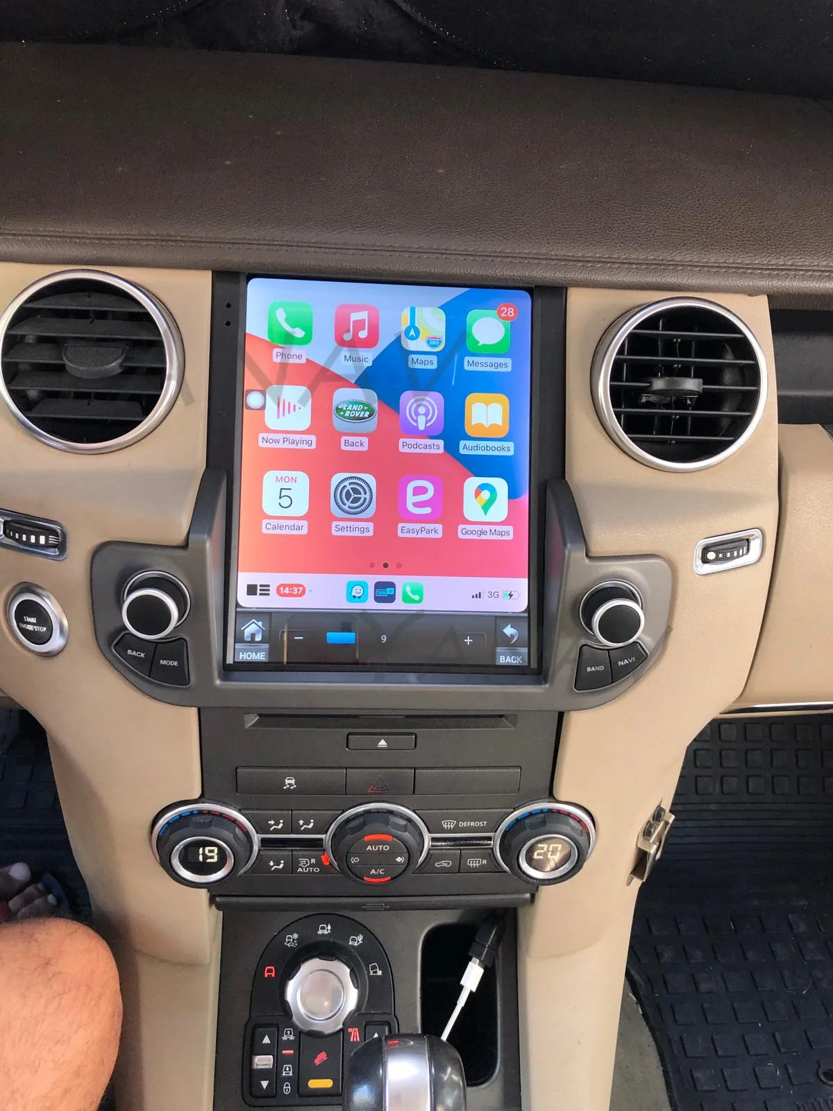 For Tesla Android Stereo Carplay Android Auto 4g Wifi Car Radio ...