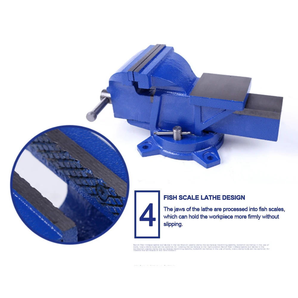 Low MOQ 3/4/5/6/8/10 Inch Multi-purpose Cast Iron Bench Vise Vice with ...